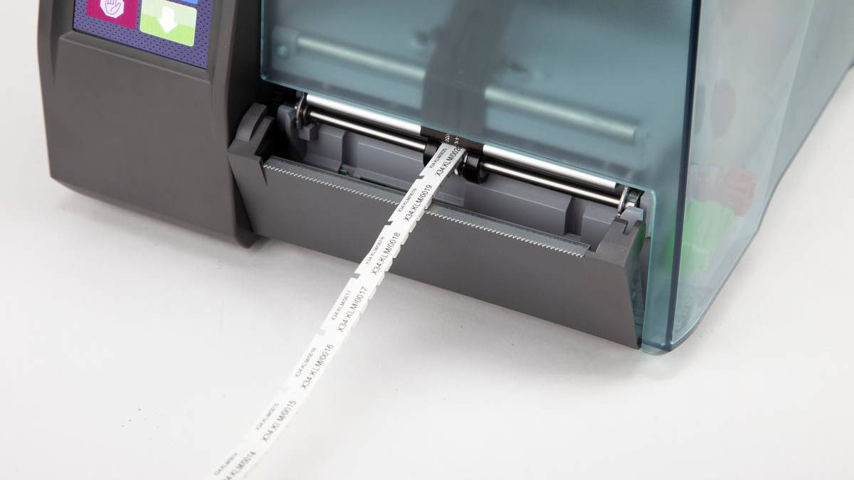 Open wire marker for thermal transfer printer | Partex